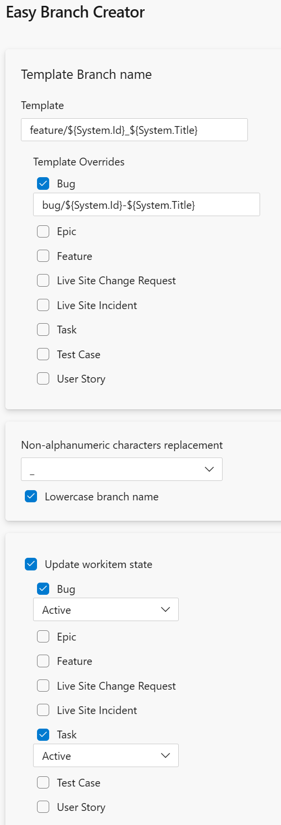 Easy Branch Creator - Visual Studio Marketplace